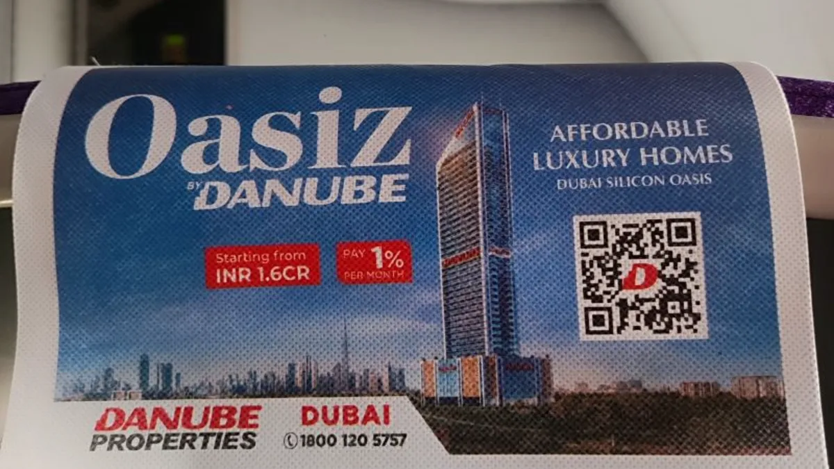 Danube Inflight Ads with Air Arabia and Akasa Airlines\n - Gulf Airport ...